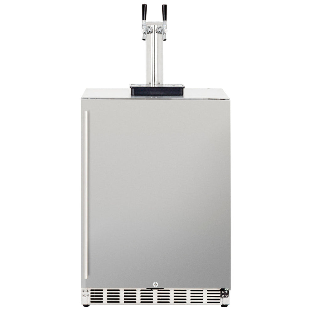 AMD 24" 6.6C Deluxe Outdoor Rated Kegerator - AMD-RFR-24DK-P ...